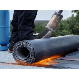 Dakleer Bosscover Leislag Zwart 470K24 rol a 5m.